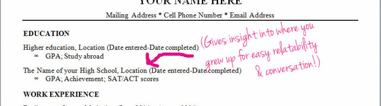 How to Perfect your Resumé
