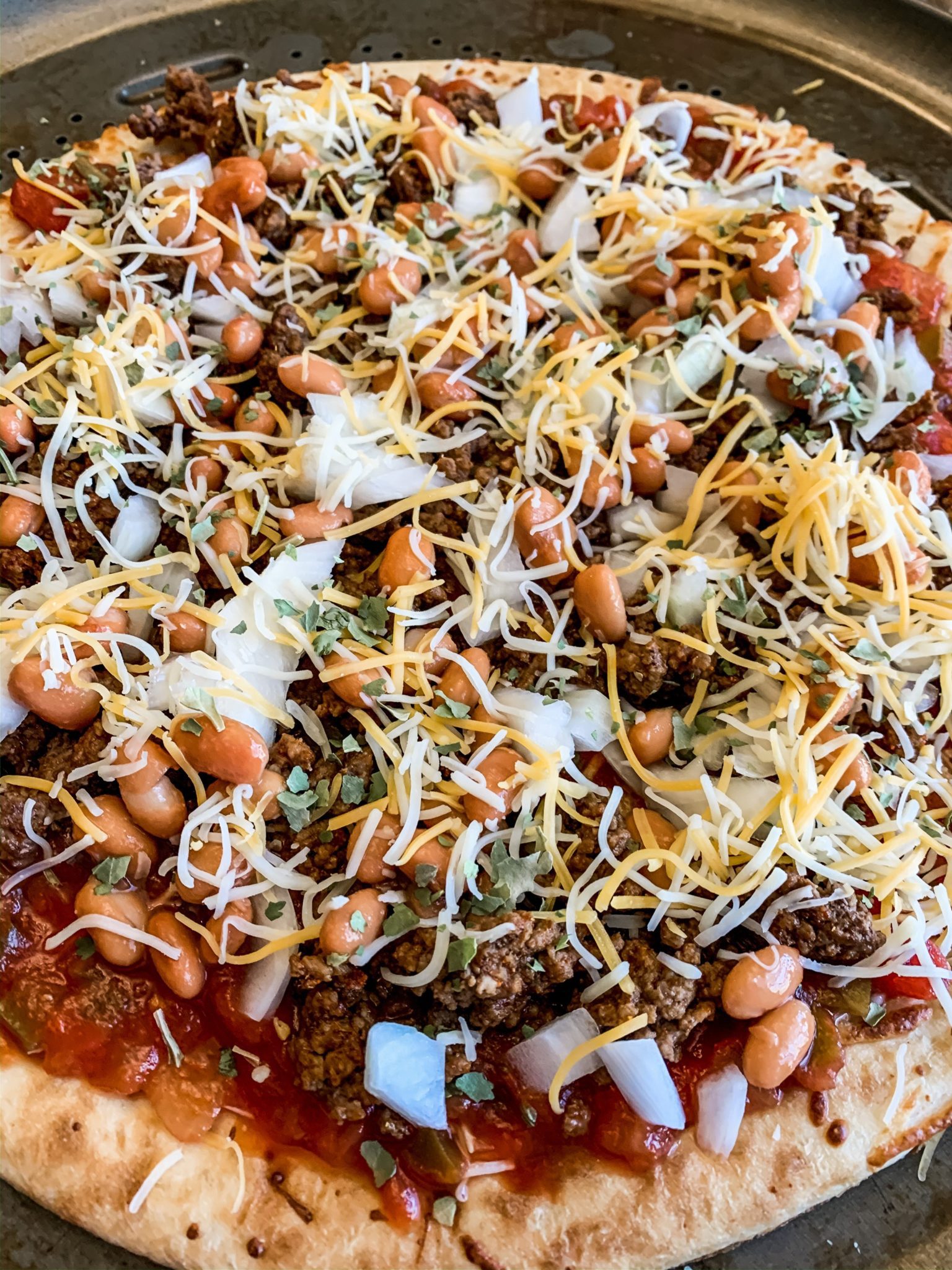 Stop the Panic. (+ My Easy Tex-Mex Pantry Pizza Recipe)