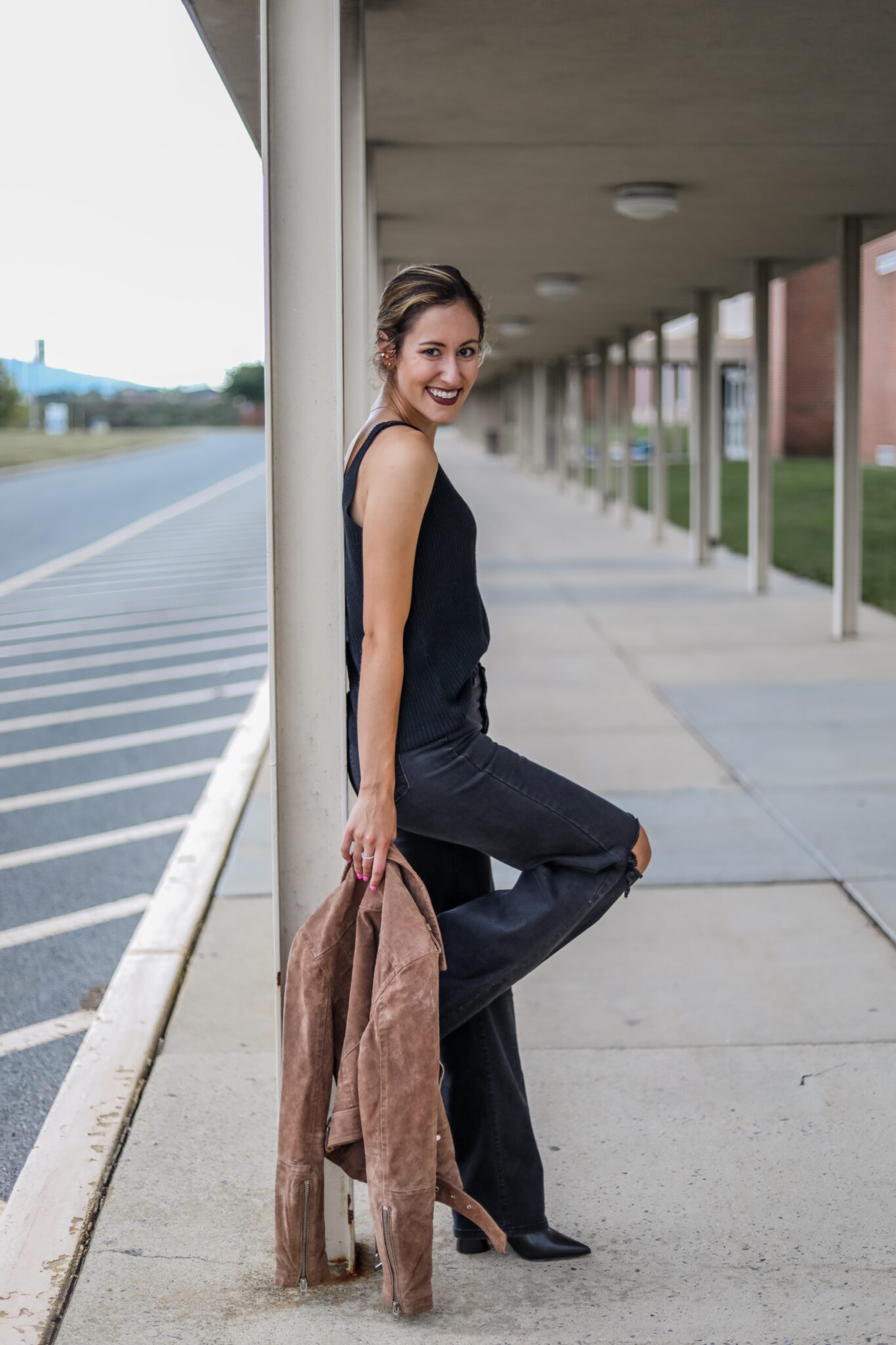 How to Style a Sweater Tank from Summer to Fall - It's under $30!