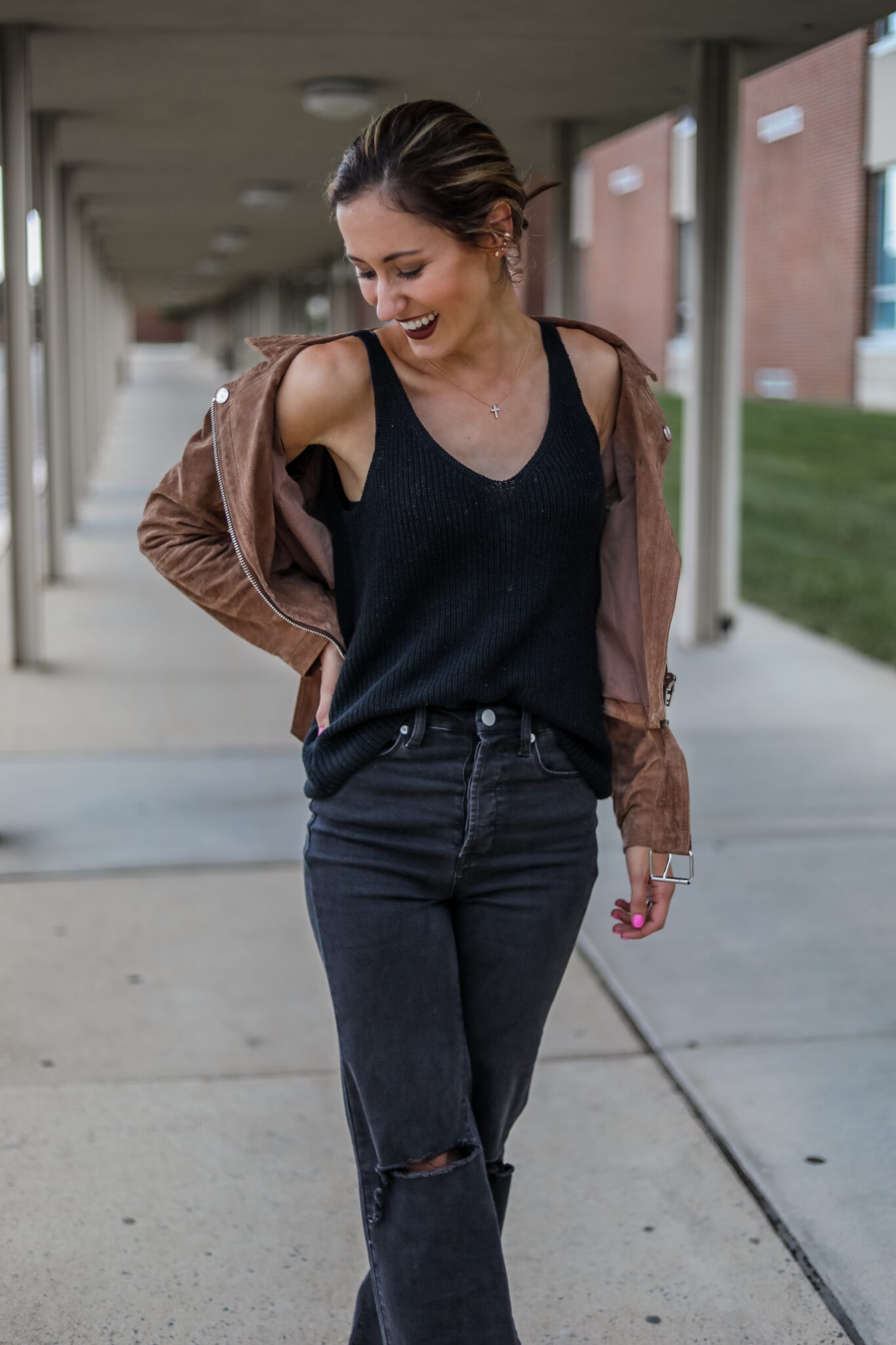 How to Style a Sweater Tank from Summer to Fall - It's under $30!