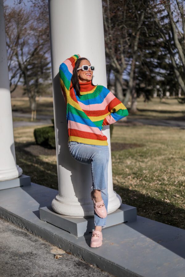 Spring Sweaters Under $50 - Transitional Outfit Idea