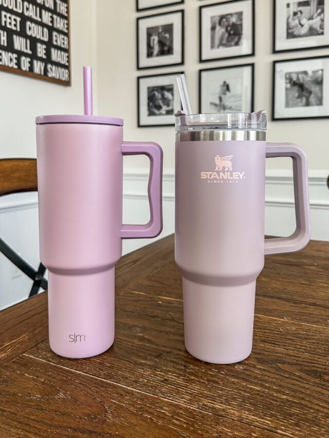 STANLEY QUENCHER VS. SIMPLE MODERN TUMBLER | Coming up Roses